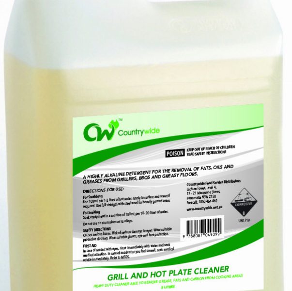 POLO CITRUS OVEN & GRILL CLEANER 5L NON CAUSTIC - Brentcorp Foodservice ...