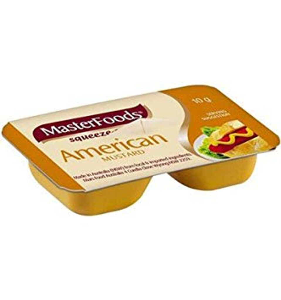 MASTERFOODS PC AMERICAN MUSTARD 100PC - Brentcorp Foodservice & Bulk Barn