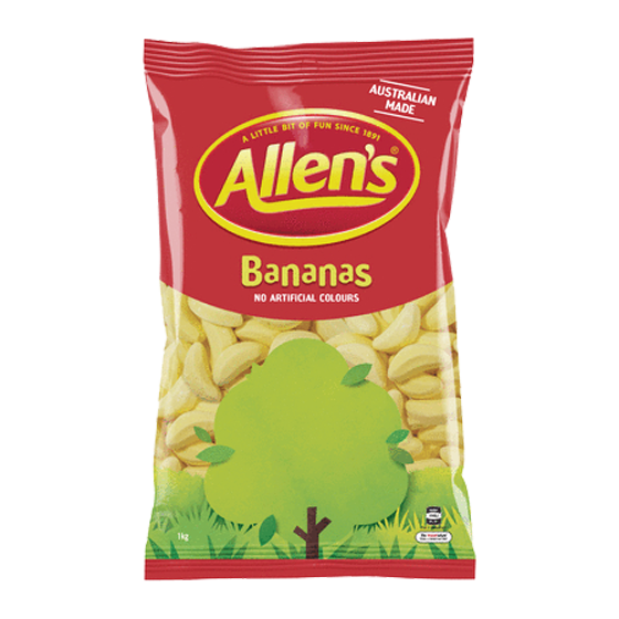 ALLENS BANANAS 750G - Brentcorp Foodservice & Bulk Barn