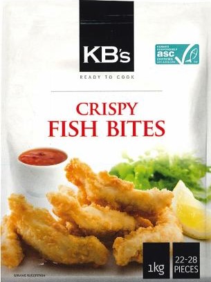KB's CRISPY FISH BITES 1KG - Brentcorp Foodservice & Bulk Barn