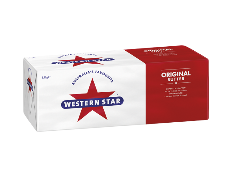 WESTERN STAR SALTED BUTTER 1.5KG - Brentcorp Foodservice & Bulk Barn