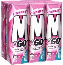 M2go STRAWBERRY MILK 250G - Brentcorp Foodservice & Bulk Barn