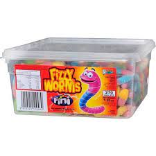 FINI FIZZY WORMS 1.35KG - Brentcorp Foodservice & Bulk Barn