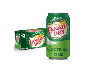 CANADA DRY GINGER ALE 355ML 12PC - Brentcorp Foodservice & Bulk Barn