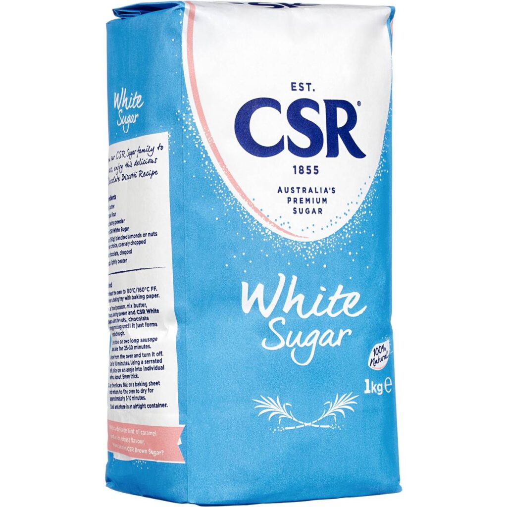 CSR WHITE SUGAR 1KG - Brentcorp Foodservice & Bulk Barn
