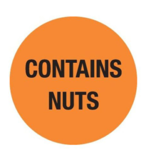 CONTAINS NUTS LABELS - Brentcorp Foodservice & Bulk Barn