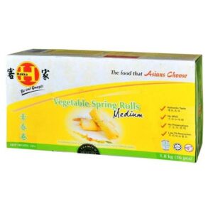 HAKKA MEDIUM VEGETABLE SPRING ROLL 36PC - Brentcorp Foodservice & Bulk Barn