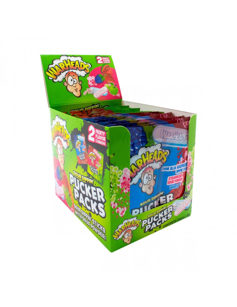 WARHEADS SOUR DIPPIN PUCKER PACKS 9G - Brentcorp Foodservice & Bulk Barn